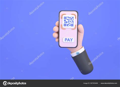 Code Scanning Icon Smartphone Hand Holding Mobile Phone Barcode Scanner