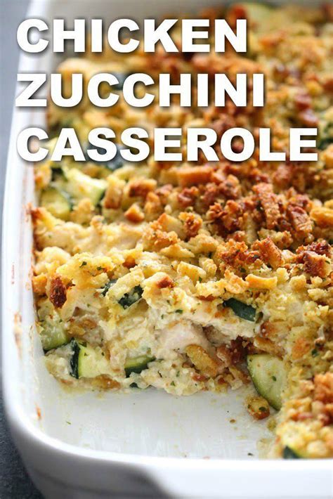 Chicken Zucchini Casserole Artofit
