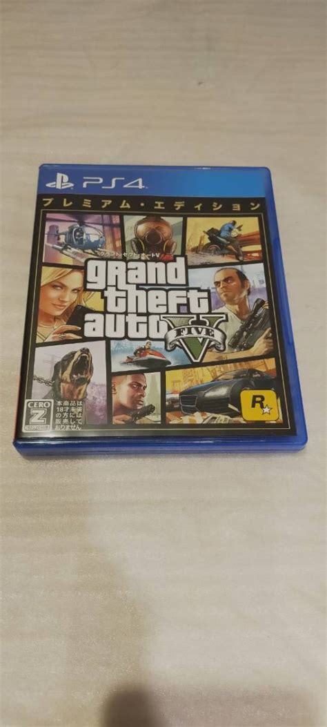 Sony Ps4 ソフト グランド・セフト・オートv プレミアム・エディション 箱有 プレイステーション4 Grand Theft Auto