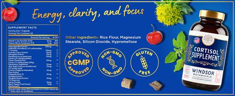 15 In 1 Cortisol Supplements For Women And Men Cortisol