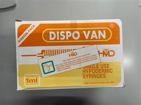 Dispo Van Hypodermic Syringes At Best Price In Lucknow By Vijayshri