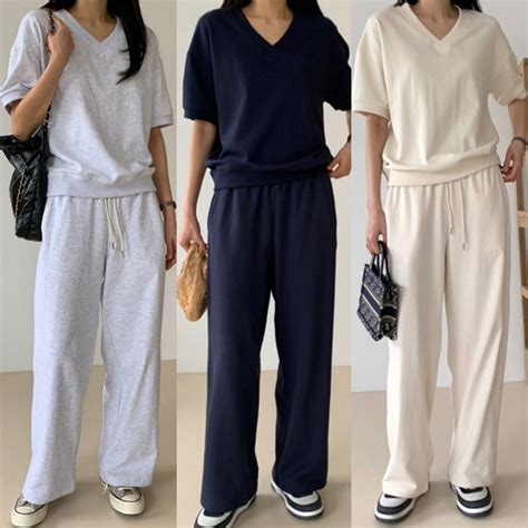 트레이닝셋업 엄마등원룩 꾸안꾸트레이닝개별옵션