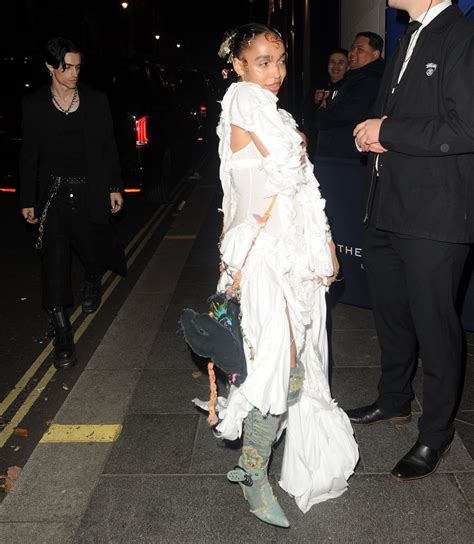 Fka Twigs Arriving At Vogue Dinner Party In London 12042022