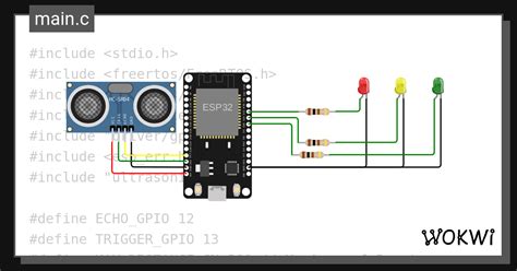 Semáforo Inteligente FreeRTOS Wokwi ESP32 STM32 Arduino Simulator