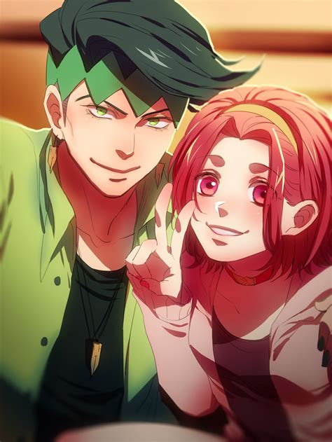 Kishibe Rohan And Sugimoto Reimi Jojo No Kimyou Na Bouken Drawn By Kisw Danbooru
