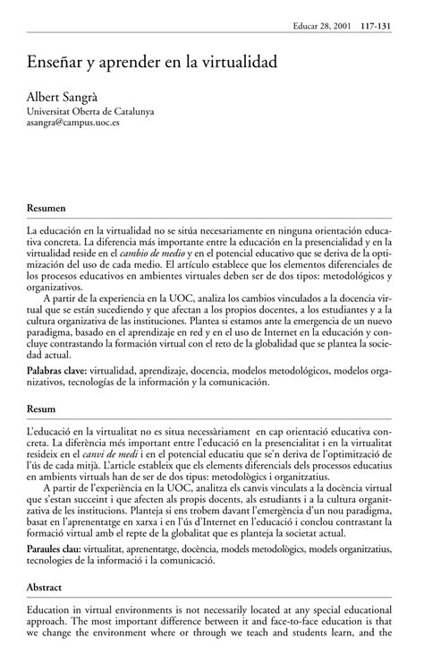 PDF Enseñar y aprender en la virtualidad