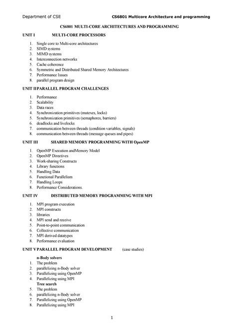 multi core architecture unit 1 warning tt undefined function 32