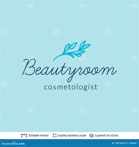 Sala Da Beleza Ou Projeto Do Logotipo Do Cosmetologist Do Sal O De