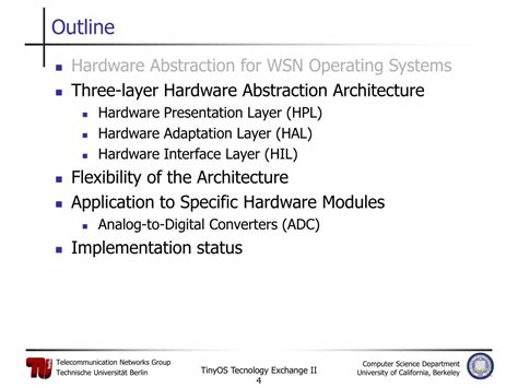 PPT Hardware Abstraction Architecture For TinyOS X PowerPoint Presentation ID