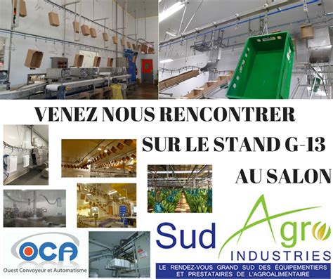 Salon Sud Agro Industries OCA Ouest Convoyeur Et Automatisme