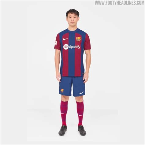 Fc Barcelona 23 24 Home Kit Released Footy Headlines