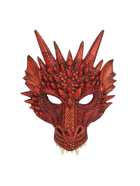 Dragon Mask Red Rubies Masquerade Co Uk