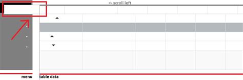 C Table Fixed Header Stack Overflow