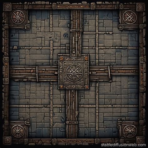 Fantasy Medieval Temple Floor Stable Diffusion Online