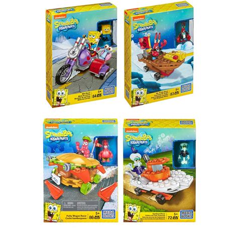 Mega Bloks Spongebob Squarepants Nickelodeon Building Blocks Shopee Philippines