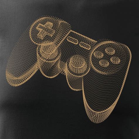 Koszulka Z Padem Dla Gracza Gamer Gamingowa Pad Ps M Ska Czarna