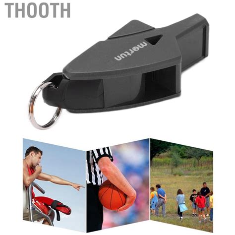 Thooth Thooth Th Dolphin Whistle Sports Portable และ Pratical Outdoor พร้อมคลิป 2 นิ้วสำหรับกีฬา
