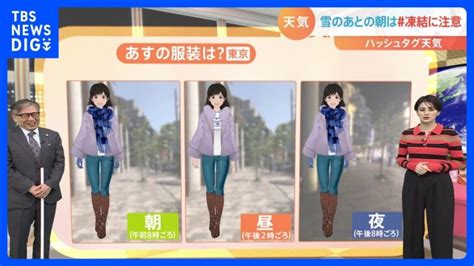 【2月11日 関東の天気】雪のあとの朝は凍結に注意｜tbs News Dig │ 【気ままに】ニュース速報