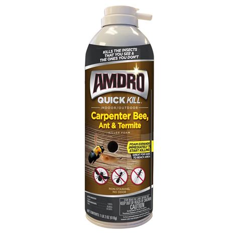 Amdro Quick Kill 18 Oz Indoor And Outdoor Carpenter Bee Ant And