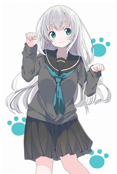 Safebooru 1girl Bangs Black Sailor Collar Black Serafuku Black Shirt