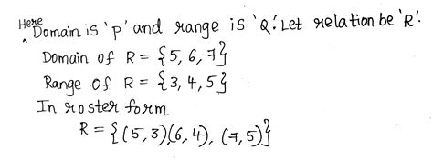 Figure Shows A Relationship Between The Sets P And Q Write This