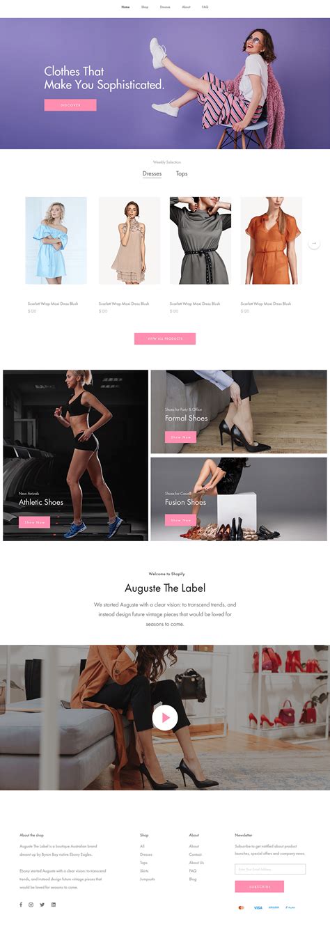 Ecommerce Shopping Website Behance
