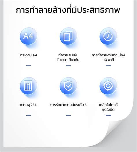 [ของแถมฟรี]deli เครื่องทำลายเอกสารอัตโนมัติ เครื่องย่อยกระดาษ 30ลิตร 8แผ่น 10นาที Paper Shredder