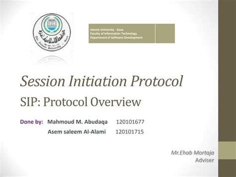 Introduction To Voip Rtp And Sip