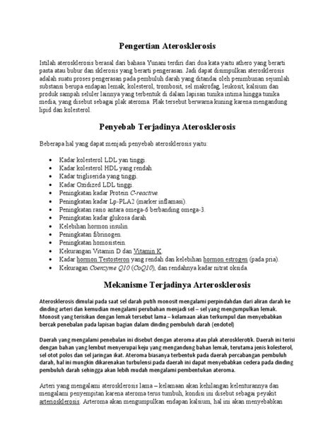 Arterosklerosis Pdf
