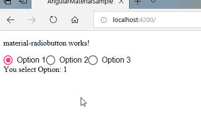 Accessibility Angular Material Radio Button Group Screen Reader Not