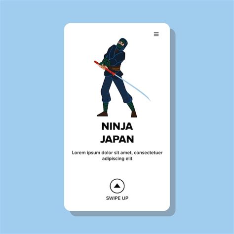 Premium Vector Ninja Japan Vector