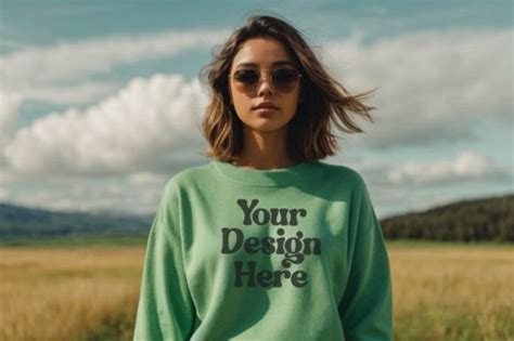 Gildan Sweatshirt Mockup Graphic By Mockup · Creative Fabrica
