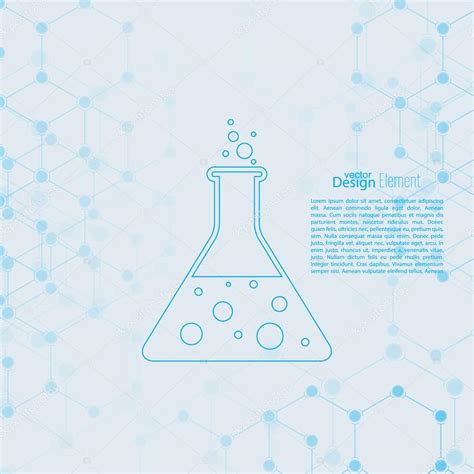 Abstract Background With Dna Molecule Structure Stock Vector By
