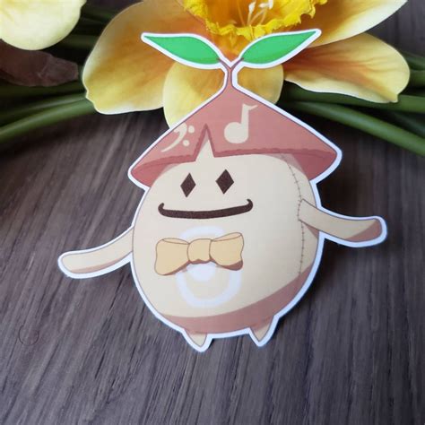 Aranara Plush Sticker Genshin Impact Sticker Etsy