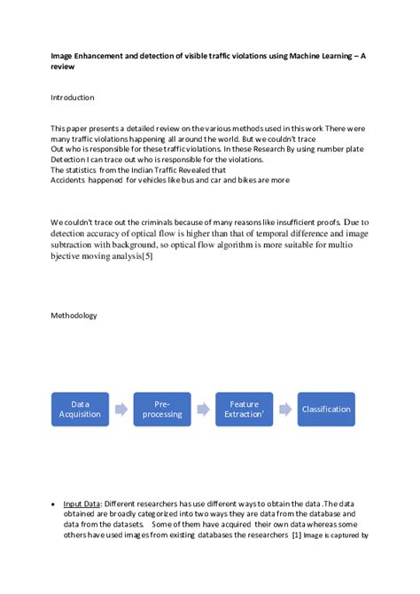Doc Journal Image Enhancement And Detection Of Visible Traffic