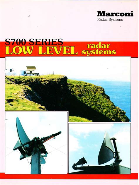 S700 Series Low Level Radar | PDF | Radar | Antenna (Radio)