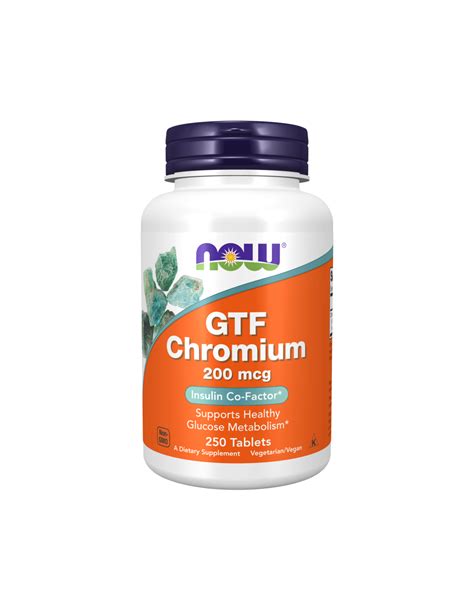 Now Gtf Chromium 200 Mcg 250 Tabletta