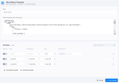 How To Make Custom Native Slider Ads