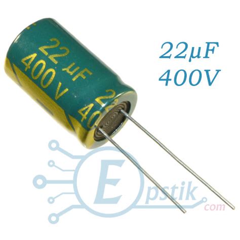 Конденсатор 22uF 400V (10*17) 105°C Low ESR (ID#670181316), ціна: 18.25 ...