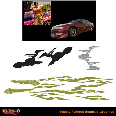 Fast And Furious Silver Skyline Inspired Decals Ubicaciondepersonas