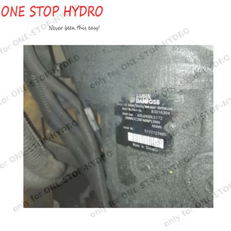 Danfoss 83016304 Krl045 Series 45 Axial Piston Pump In Stock