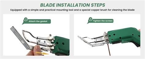 Huanyu Hot Knife Rope Cutter Electric Fabric Cutter Pro R Type Blade