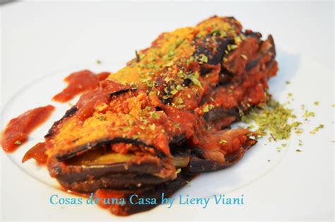 Cosas De Una Casa Berenjenas A La Parmesana Receta Ligera
