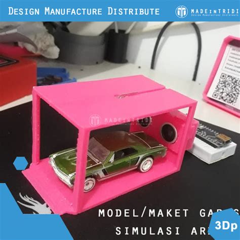 Jual Model Garasi Arduino Car Parking System Putih Pla Kab Lebak Made In Tridi Tokopedia