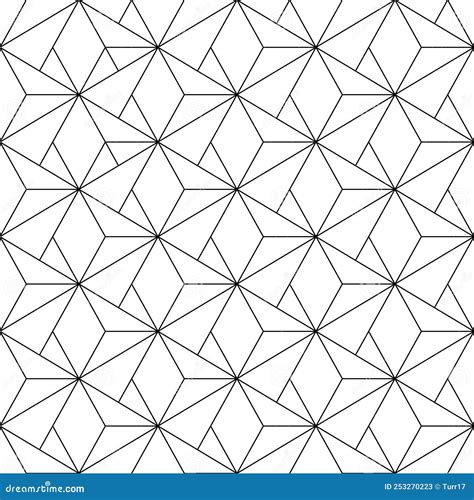 Seamless Geometric Vector Background Modern Abstract Pattern Stock Vector Illustration Of