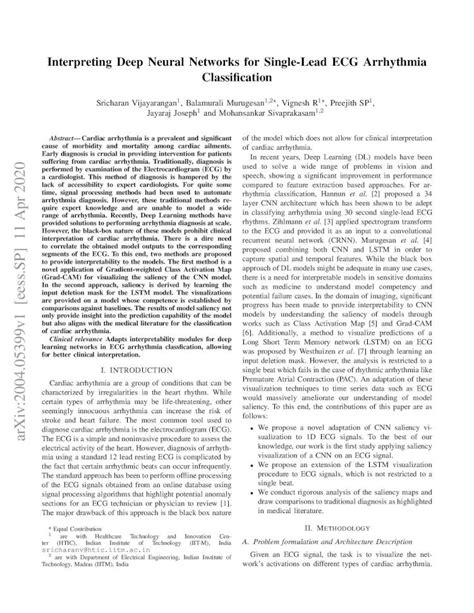 Pdf Interpreting Deep Neural Networks For Single Lead Ecg