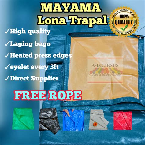 12x14 Feet Mayama Brand Lona Trapal Tolda Shopee Malaysia
