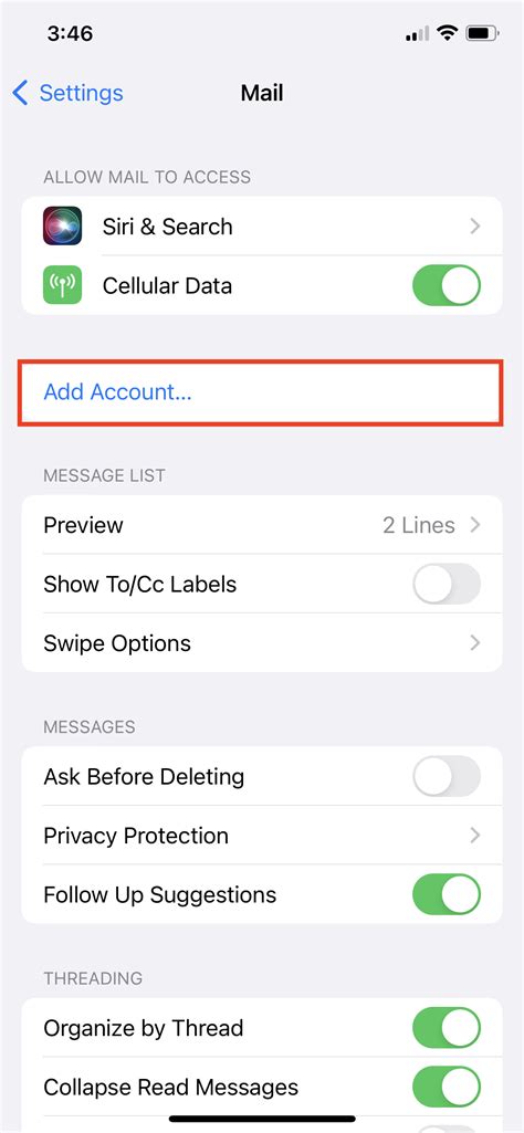 Email Setup On Iphone Ios 16