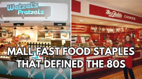 26 American Food Court Staples From The 80s And 90s