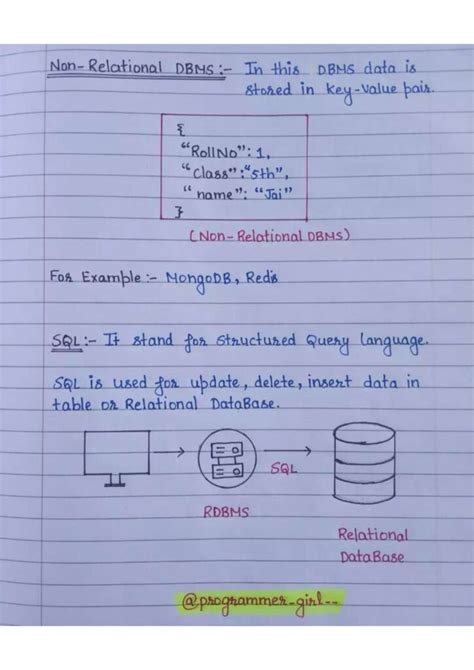 Sql Roadmap Handwritten Pdf Navigating The Path To Database Mastery